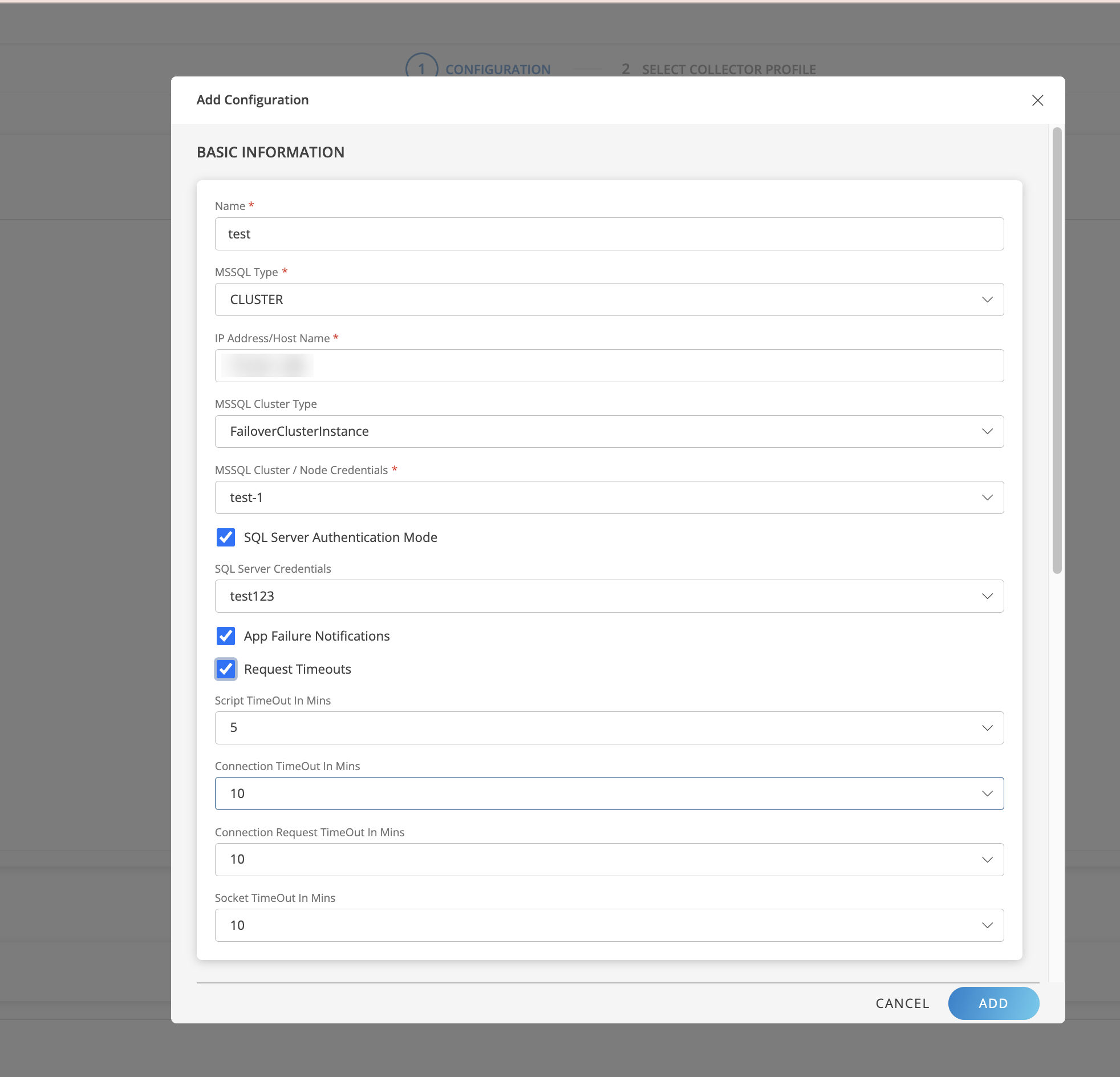 MS SQL Cluster | OpsRamp Documentation